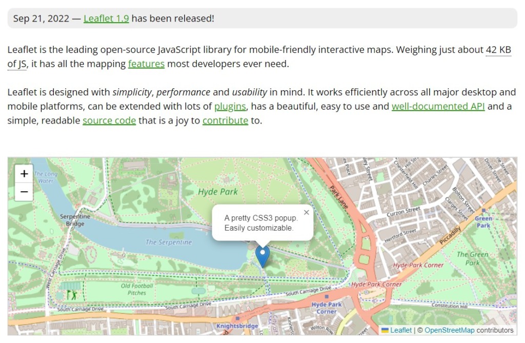 Leafletの帰属表示(Attribution)を別ウィンドウで開くには | FOUR4to6