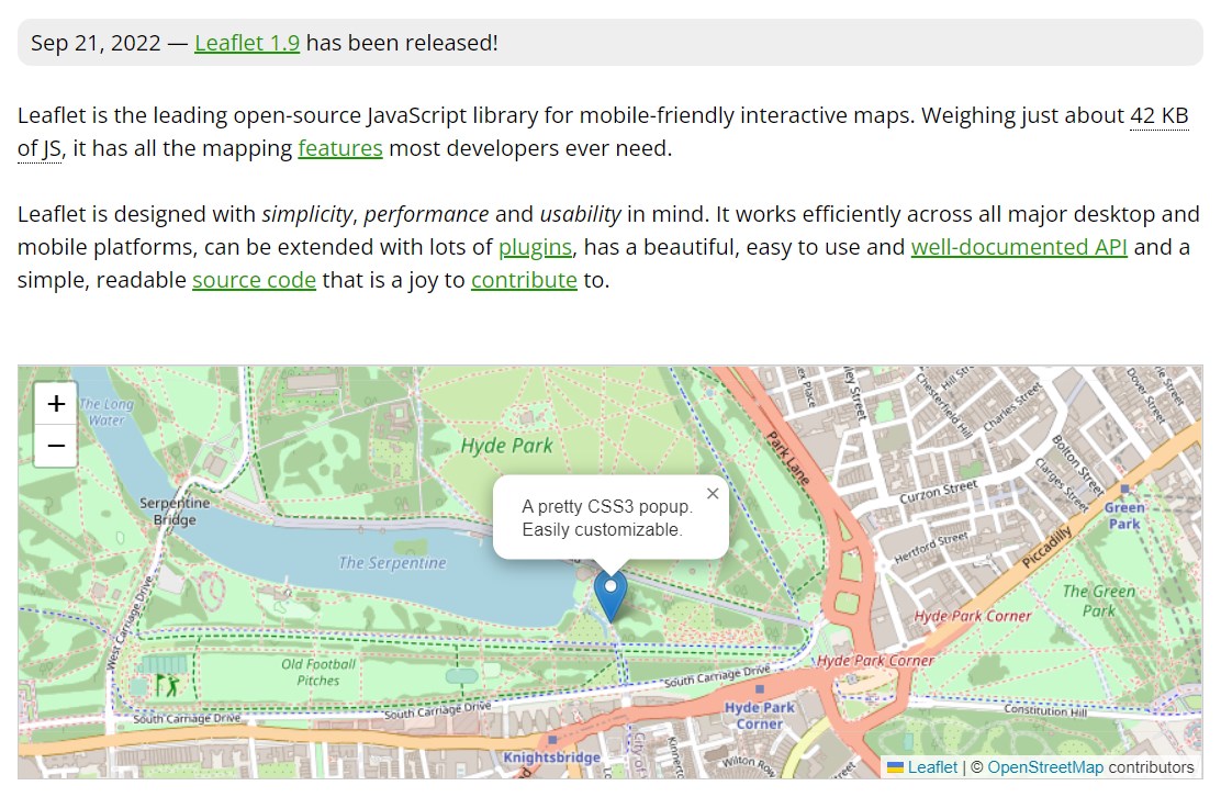 Leafletの帰属表示(Attribution)を別ウィンドウで開くには | FOUR4to6