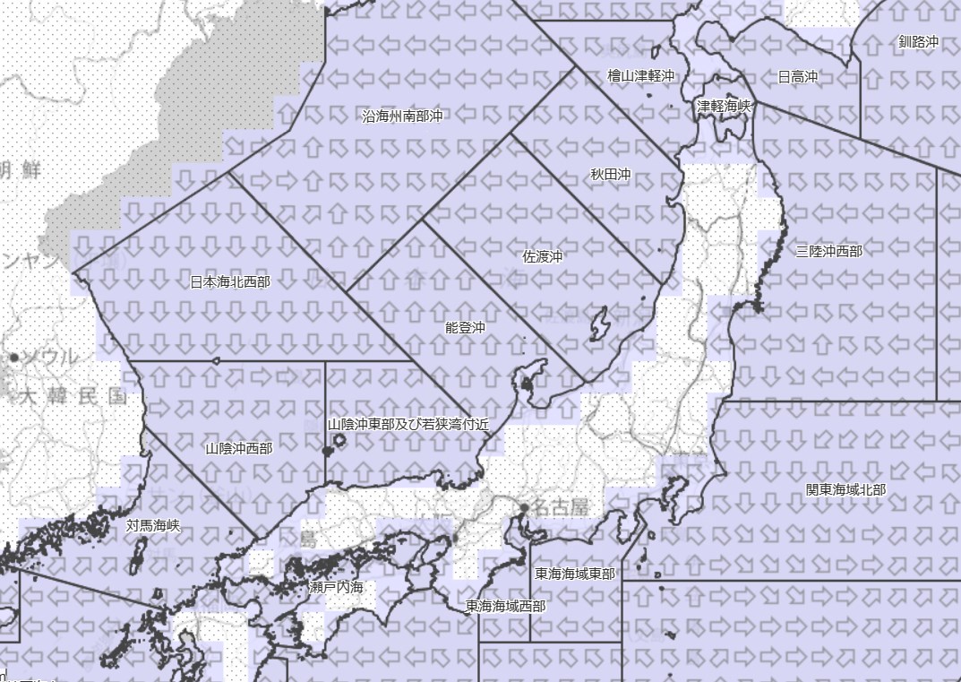 Leafletで気象庁 海上分布予報を表示させてみた | FOUR4to6
