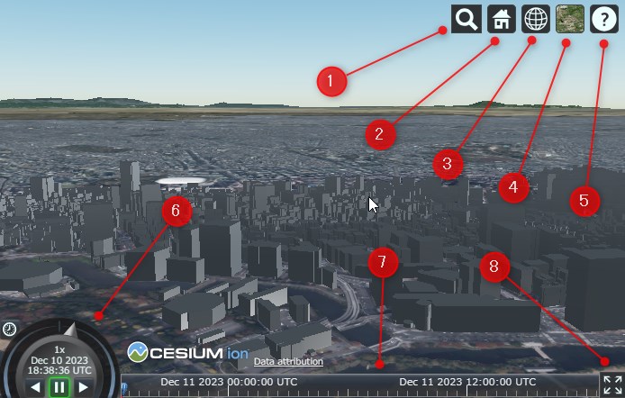CesiumJSの見た目をすっきりしたい | FOUR4to6